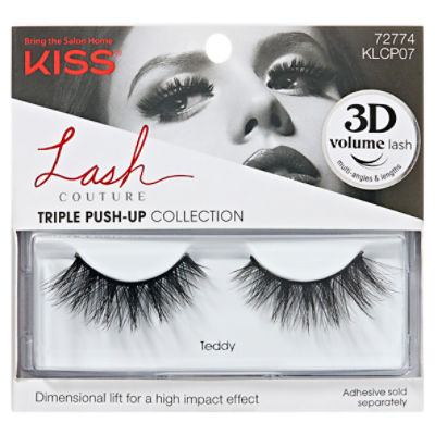Kiss Lash Couture Triple Push-Up Collection Teddy 3D Volume Lashes ...