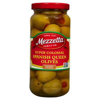 Mezzetta Pimiento Stuffed Super Colossal, Spanish Queen Olives