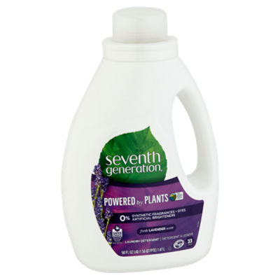 Seventh Generation Powered by Plants Fresh Lavender Scent, Laundry ...