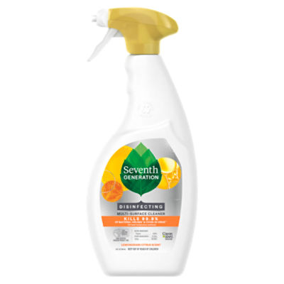 Seventh Generation Lemongrass Citrus Scent Disinfecting Multi-Surface ...