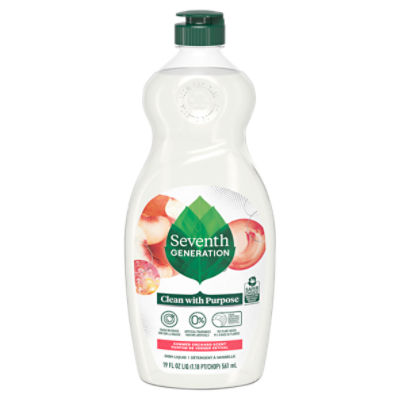Seventh Generation Dish Soap Liquid Summer Orchard Scent, 19 oz