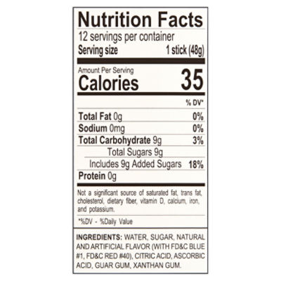 Icee Nutrition Facts Blue Raspberry - Home Alqu