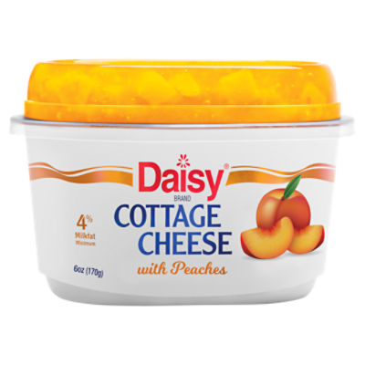 Daisy Cottage Cheese with Peaches, 6 oz - Fairway