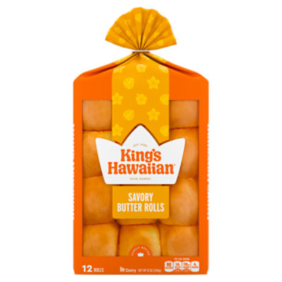 King's Hawaiian Savory Butter, Rolls