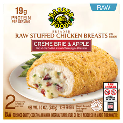 Barber Foods® Stuffed Chicken Breasts Creme Brie Apple, 2 Count - The ...