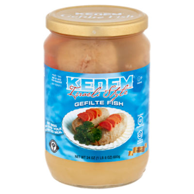 Kedem Israeli Style Gefilte Fish, 24 oz