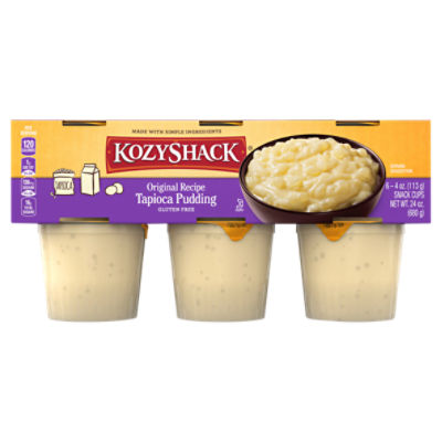 Kozy Shack Original Recipe Tapioca Pudding, 6-pack, 24 oz - Gourmet
