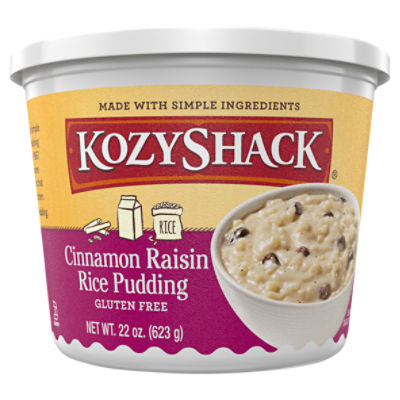 Kozy Shack® Cinnamon Raisin Rice Pudding, 22 oz Tub - The Fresh Grocer