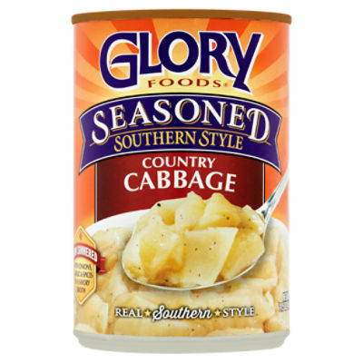Glory Foods Seasoned Southern Style Country Cabbage, 14.5 oz - Price Rite