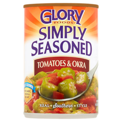 Glory Foods Simply Seasoned Tomatoes & Okra, 14.5 oz - ShopRite