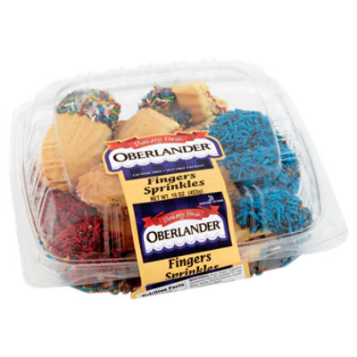 Oberlander Fingers Sprinkles Cookies, 16 oz - Fairway