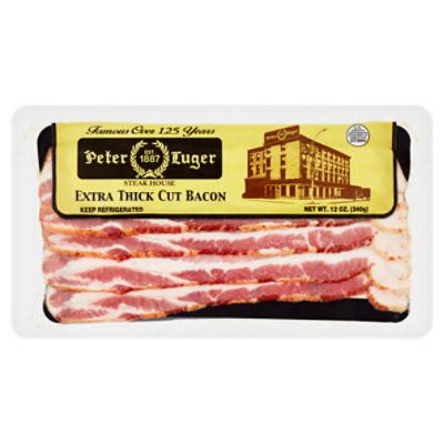 Peter Luger Extra Thick Cut Bacon, 12 oz - The Fresh Grocer