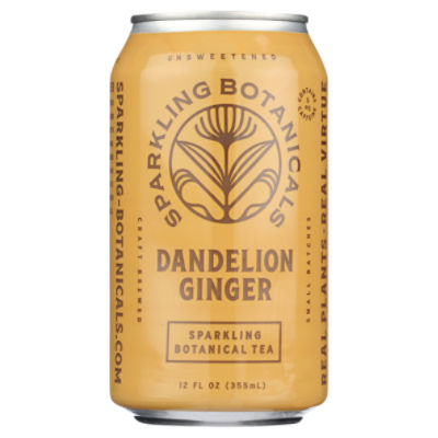 Sparkling Botanicals Dandelion Ginger Sparkling Botanical Tea, 12 fl oz ...