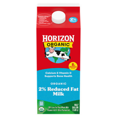 Horizon Organic Organic 2% Reduced Fat Milk, half gallon - Dearborn