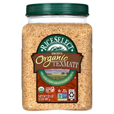 Rice Select Brown Organic Texmati American-Style, Basmati Rice