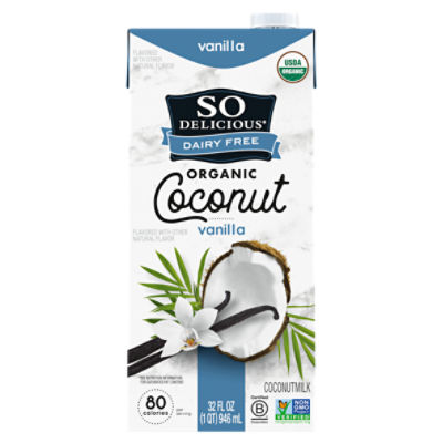 So Delicious Dairy Free UHT Vanilla Coconut Milk, 1 Quart - Fairway