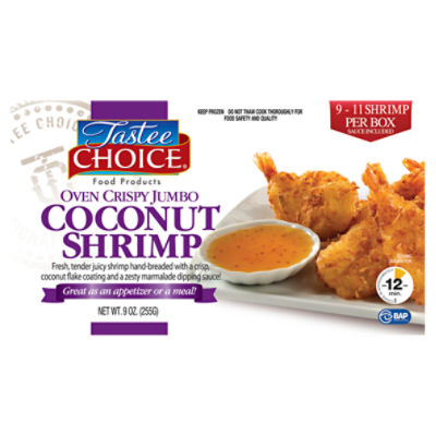 Tastee Choice Oven Crispy Jumbo Coconut Shrimp, 9 oz - Price Rite