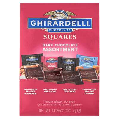 GHIRARDELLI Dark Chocolate Squares Assortment - 14.86 Oz. - ShopRite