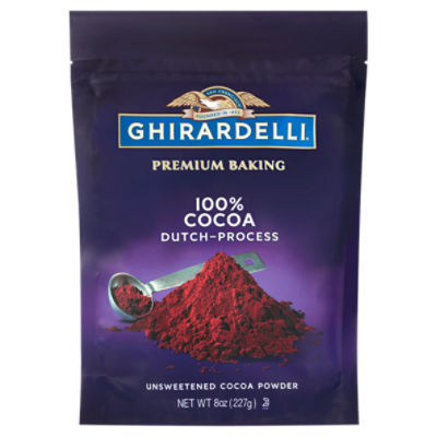 Ghirardelli Premium Baking Dutch-Process Unsweetened Cocoa Powder, 8 oz ...