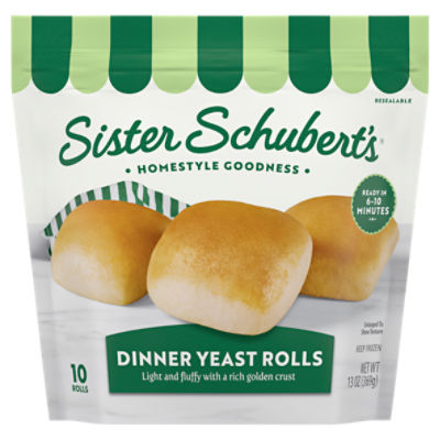 Sister Schubert's Dinner Yeast Rolls, 10 count, 13 oz