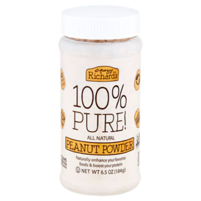 Crazy Richard's 100% Pure! Peanut Powder, 6.5 oz - ShopRite