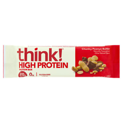 Think! Chunky Peanut Butter High Protein Bar, 2.1 oz - Gourmet