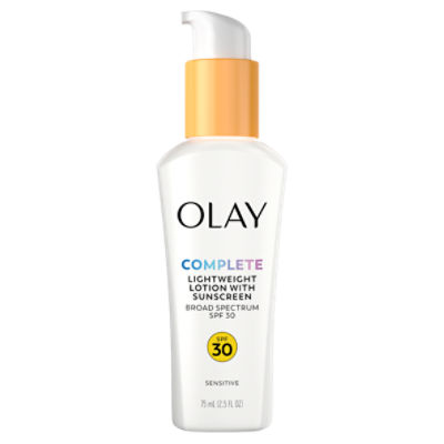 Olay Complete Lotion Moisturizer with SPF 30 Sensitive, 2.5 oz - ShopRite
