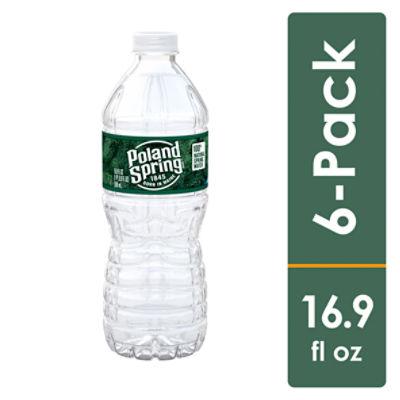 POLAND SPRING Brand 100% Natural Spring Water, 16.9-ounce plastic ...