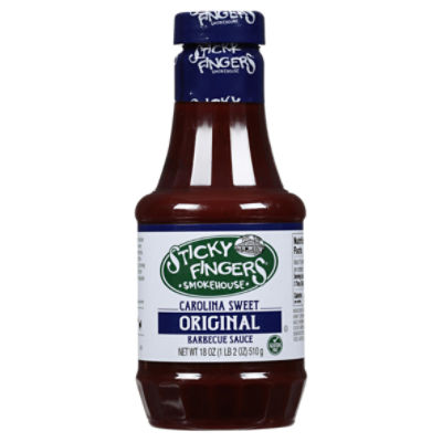 Sticky Fingers Original Carolina Sweet Barbecue Sauce, 18 oz - The ...