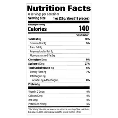 Takis Fuego Nutrition Label