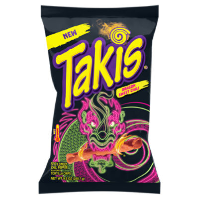 Takis Dragon Sweet Chili Pepper Flavored Tortilla Chips, 9.9 oz - Fairway