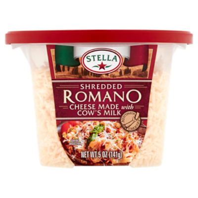 Stella Shredded Romano Cheese, 5 oz - ShopRite