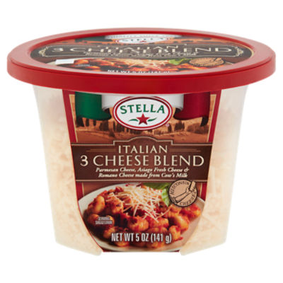 Stella Italian 3 Cheese Blend, 5 oz