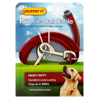 Ruffin' It 15ft Heavy Duty Tie-Out Cable - ShopRite