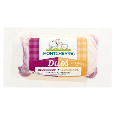Montchevre Duos Blueberry + Lemonade Goat Cheese, 4 oz - Fairway