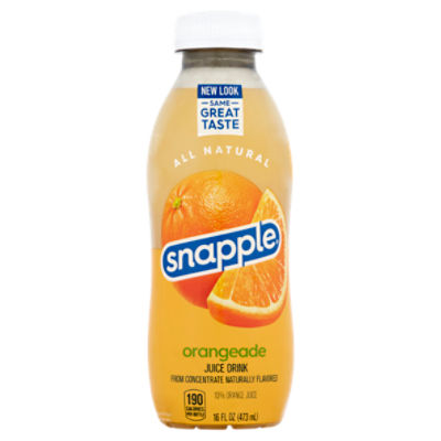 Snapple Orangeade, 16 fl oz - ShopRite