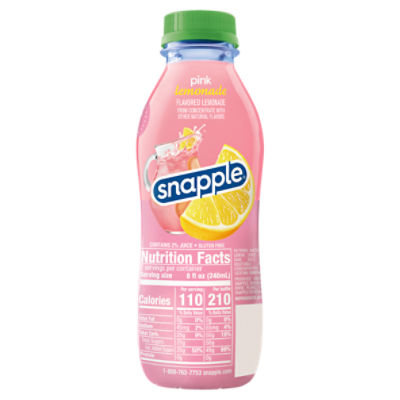 Snapple Pink Lemonade Nutrition Facts | Besto Blog