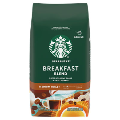 Starbucks Breakfast Blend Medium Roast Ground Coffee, 12 oz - ShopRite