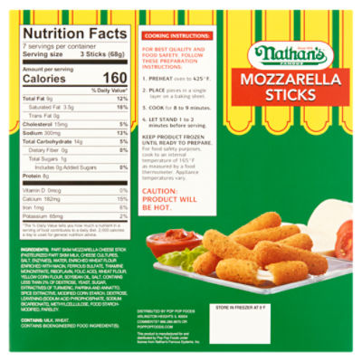 Fried Mozzarella Cheese Sticks Nutrition Facts - Home Alqu