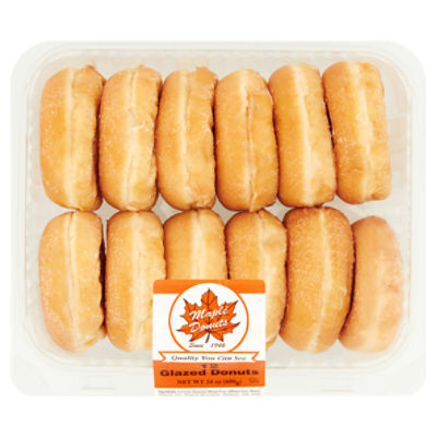 Maple Donuts Glazed Donuts, 12 count, 24 oz - The Fresh Grocer