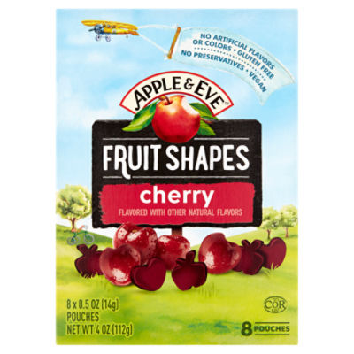 Apple & Eve Cherry Fruit Shapes, 0.5 oz, 8 count