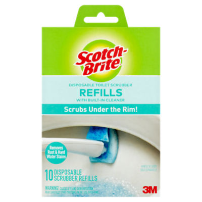 Scotch-Brite® Disposable Toilet Scrubber Refills, 10 Refills