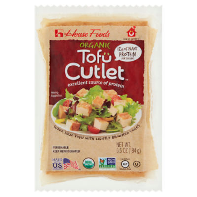 House Foods Organic Tofu Cutlet, 6.5 oz - Gourmet