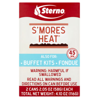 Sterno S'mores Heat Fuel, 2.05 oz, 2 count - ShopRite