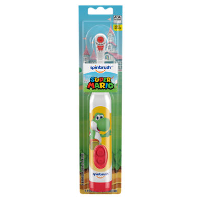 Spinbrush Super Mario Soft Powered Toothbrush - Fairway