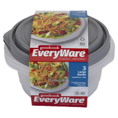 GoodCook EveryWare Food Container 3-pack Set Large Bowl - ShopRite