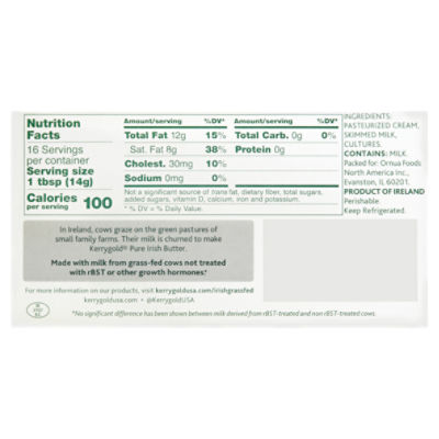 Stick Of Butter Nutrition Label