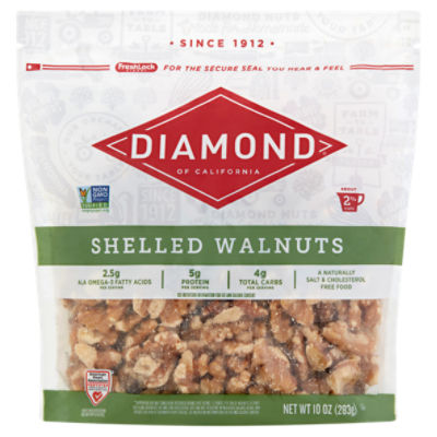 Diamond of California Shelled Walnuts, 10 oz - ShopRite