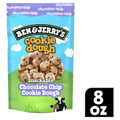 Ben & Jerry's Snackable Chocolate Chip Cookie Dough, 8 oz