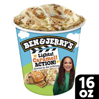 Ben & Jerry's Vermont's Finest Lights! Caramel! Action! Vanilla Ice ...